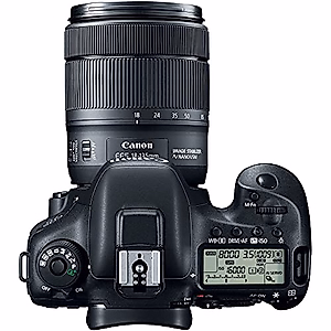 Canon EOS 7D Mark II DSLR Camera with 18-135mm f/3.5-5.6 IS USM Lens & W-E1 Wi-Fi Adapter (9128B135) + 64GB Memory Card + Case + Card Reader + Flex Tripod + Hand Strap + More (Renewed)