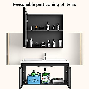 Bathroom Sink Cabinet,Bathroom Vanity with Sink,Modern Undermount Small Single Bathroom Cabinet Set,Bathroom Vanity and Sink Combo,Small Bathroom Vanity Wall Mounted ( Color : Artificial stone , Size