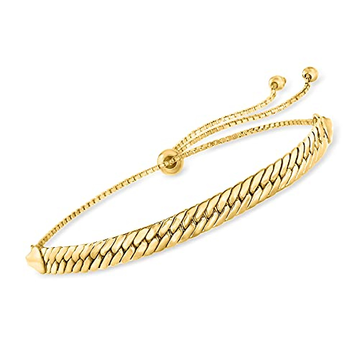 Ross-Simons 18kt Gold Over Sterling Jewelry Set: 3 Bolo Bracelets