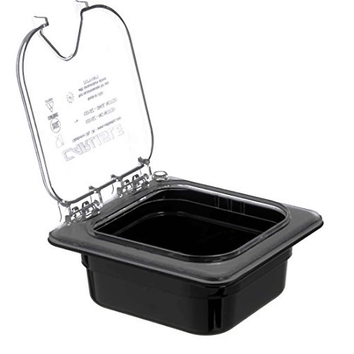 CFS 3068303 StorPlus Sixth Size Food Pan, Polycarbonate, 2.5" Deep, Black