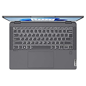 Lenovo 2023 Flex 5 2-in-1 Laptop 14" 2.8K OLED Touch 12th Intel i7-1255U 10-Core Iris Xe Graphics 16GB RAM 512GB SSD Thunderbolt 4 Wi-Fi 6 Backlit KB FP Reader Win 11 Pro w/ RATZK 32GB USB and Pen
