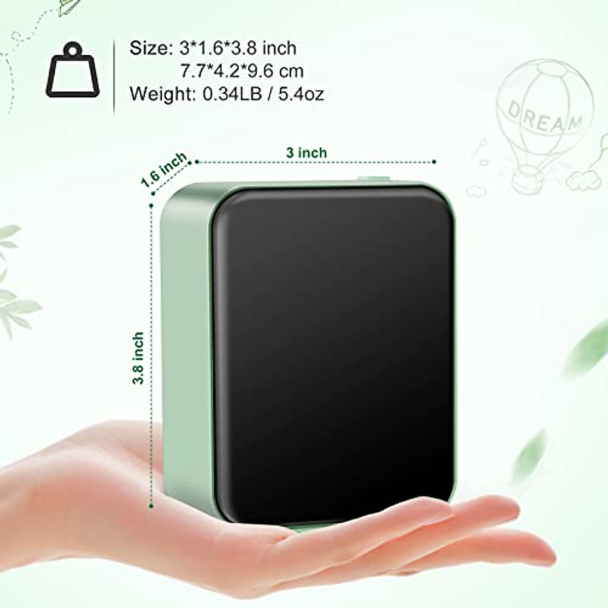 Vasttron Label Maker Machine Thermal Bluetooth Label Printer with Tape Inkless Rechargeable Mini Labeler Small Handheld Sticker Maker with Multiple Templates for Office Home Storage Organizing