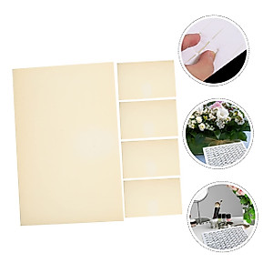 NOLITOY 5pcs Storage Box Sponge Pad Ring Earring Display Pad Jewelry Foam Insert Jewelry Insert Display Mats Black Foam Ring Insert Hoop Earring Jewelry Sponge Insert White Props Earrings