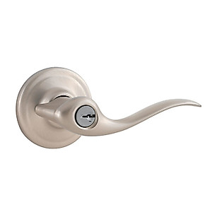 Weiser 9GLA5350-071 Lever Lock Entry Welcome Home Toluca Satin Nickel Right Handed