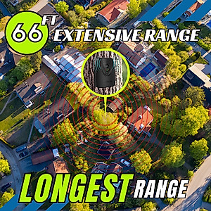 BarxBuddy BarkShield Home, Anti Barking Device for Dogs, 66ft Long Range Ultrasonic, Waterproof Dog Bark Deterrent Box for Indoor/Outdoor Use, Safe Bark Collar Alternative Dog Training & Behavior Aid