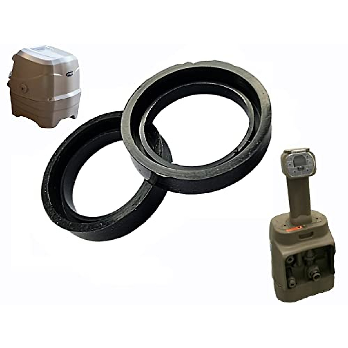 HeadSeal.com Inlet & Outlet Seal Set for Intex Pure Spa - Prevent Leaks with Perfect Gasket Between Connectors, Ensuring Water Integrity and Longevity of Your Hot Tub Experience