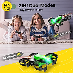 Holy Stone HS210F Mini Drone for Kids, Green & Blue, Toy Gift for Boys and Girls