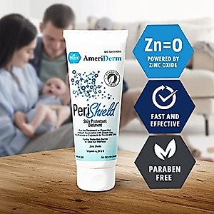 MED PRIDE Skin Protectant 3.5.oz Diaper Rash Ointment - Zinc-Oxide Diaper Rash Cream For Babies With Vitamin A, D & E- Paraben-Free Healing Baby Butt Cream For Rash Treatment & Prevention