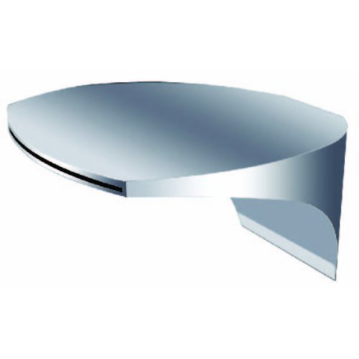 Isenberg C1004CP Universal Fixtures Cascade Fall Tub Spout, C1004, Polished Chrome