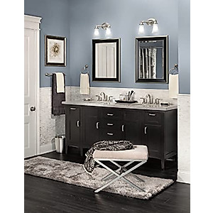 Moen YB2886BN Eva Bathroom Single Post Hand-Towel Ring, Brushed Nickel