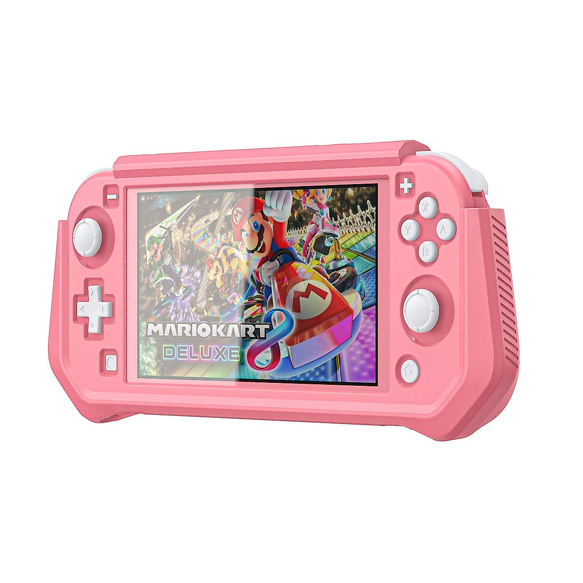 iNOTOGG Coral Compatible with Nintendo Switch Lite Case with Anti-Scratch and Shock Absorbing Protective Cover, Protects from Scratches, Dust, Fingerprints, and Falls