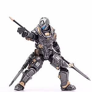 JOYTOY 1/18 Action Figures 4-Inch 01st Legion - Steel Dark Source Collection Action Figure Military Model Toys (Black Sickle)