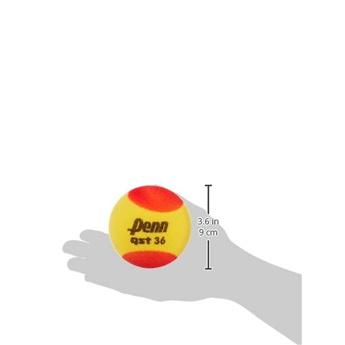 Penn QST 36 Tennis Balls - Youth Foam Red Tennis Balls for Beginners