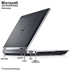 Dell Latitude E6430s 14.1 Inch Laptop (Intel Core i5 up to 3.3GHz Turbo Frequency, 8GB RAM, 128GB SSD, Windows 10 Professional) (Renewed)