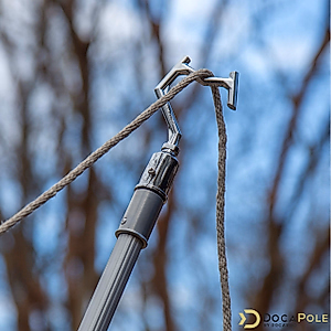 DOCAZOO DocaPole 7-30 Foot (36-ft Reach) Hook with Telescopic Extension Pole for Hanging Lights, Boat Accessories, Pool, Clothing, and Other Retrieval