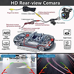 Double Din Car Stereo Compatible with Apple CarPlay and Android Auto - 7inch HD Touchscreen Car Audio Receivers with Bluetooth, Mirror Link, Backup Camera, SWC/USB/AUX/TF/Subwoofer, FM Car Radio