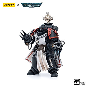 JOYTOY 1/18 Action Figures Warhammer 40K Mecha Joy Toy Figure Model Toys Black Templars Primaris Sword Brethren Alberic