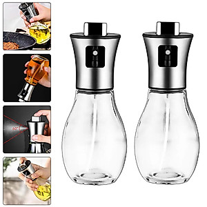 2pcs Oil Bottles for Kitchen Oil Mister for Air Fryer Oil Holder Oil Spraying Bottle Olive Oil Dispenser Spray Cooking Oil Sprayer Mister Spray Bottle Oil Spray Bottle for Cooking