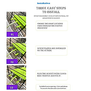 Bird Heated for Cage, Bird Heating Station Plate Bird Perch Stand for Exotic Pet Bird,Small Birds,African Grey,Parakeets Parrots,12v 5w 3.3"x6"