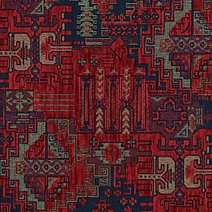 Kilim Pattern Upholstery Fabric Kilim Bohemian Boho Tapestry Tribal Southwestern Turkish Persian Moroccan Mexican Ethnic Fabric by The Yard Meter (1)