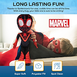 Jay Franco Monster Jam Truckin' Pals Megalodon Pillow Buddy - Super Soft Polyester Microfiber, 14 inches