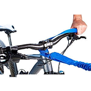TowWhee - Quick Release - Instant Detachment for TowWhee Adventure Tow Bungees | Increases Safety for Both Bike Riders (Blue)