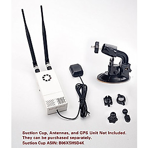 SummitLink Tinted Case with Fan for ADS-B Raspberry Pi Stratux DIY Kit, Matte Finish Tool Free Assembly (Does not fit AHRS)