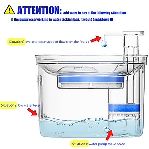 Cat Water Fountain, Stainless Steel Pet Water Fountain for Cats Inside Ultra-Quiet Pump, 2L/67oz Automatic Dog Dispenser Water Bowl, Multiple Pets Water Fountain Green