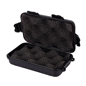 VGEBY Waterproof Box, Outdoor Waterproof Shockproof Storage Box with Foam Floating Survivor Small Waterproof Box