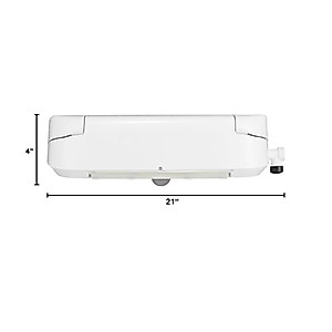 Niagara Hydrotech Electric Bidet Seat – Elongated Bidet Toilet Seat with Adjustable Water Temperature, Heated Seat, Adjustable Nozzle Position, Front & Rear Wash, Warm Air Dryer, Nightlight, Remote