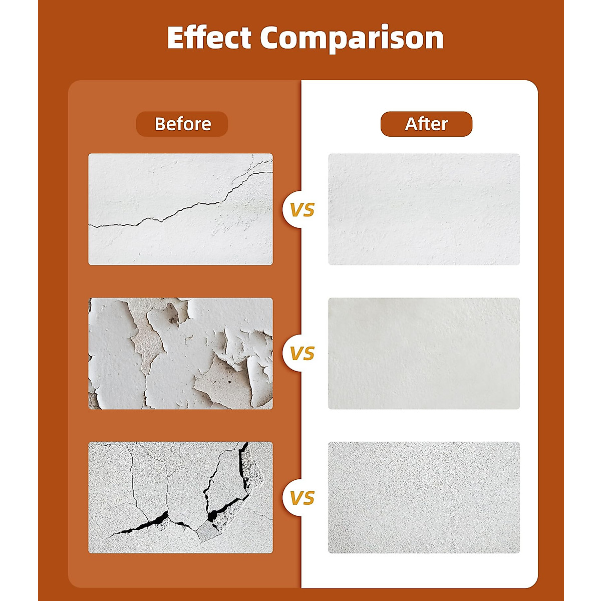 Spackle Wall Repair Kit,Drywall Repair Patch Kit,Simple Small Wall Hole Filler＆Efficient Crack Repair,2 Pack Wall Putty Paste,Plaster Ceiling Repair,Apartment Friendly.