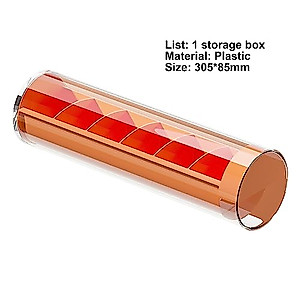 degtnb Underwear Drawer Organizer, Socks Organizer Separate Compartments Dustproof Plastic 6 Cells Underpants Ties Bras Storage Box