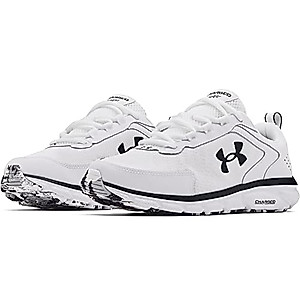 Under Armour Men's Charged Assert 9, White (101)/White, 7 X-Wide US