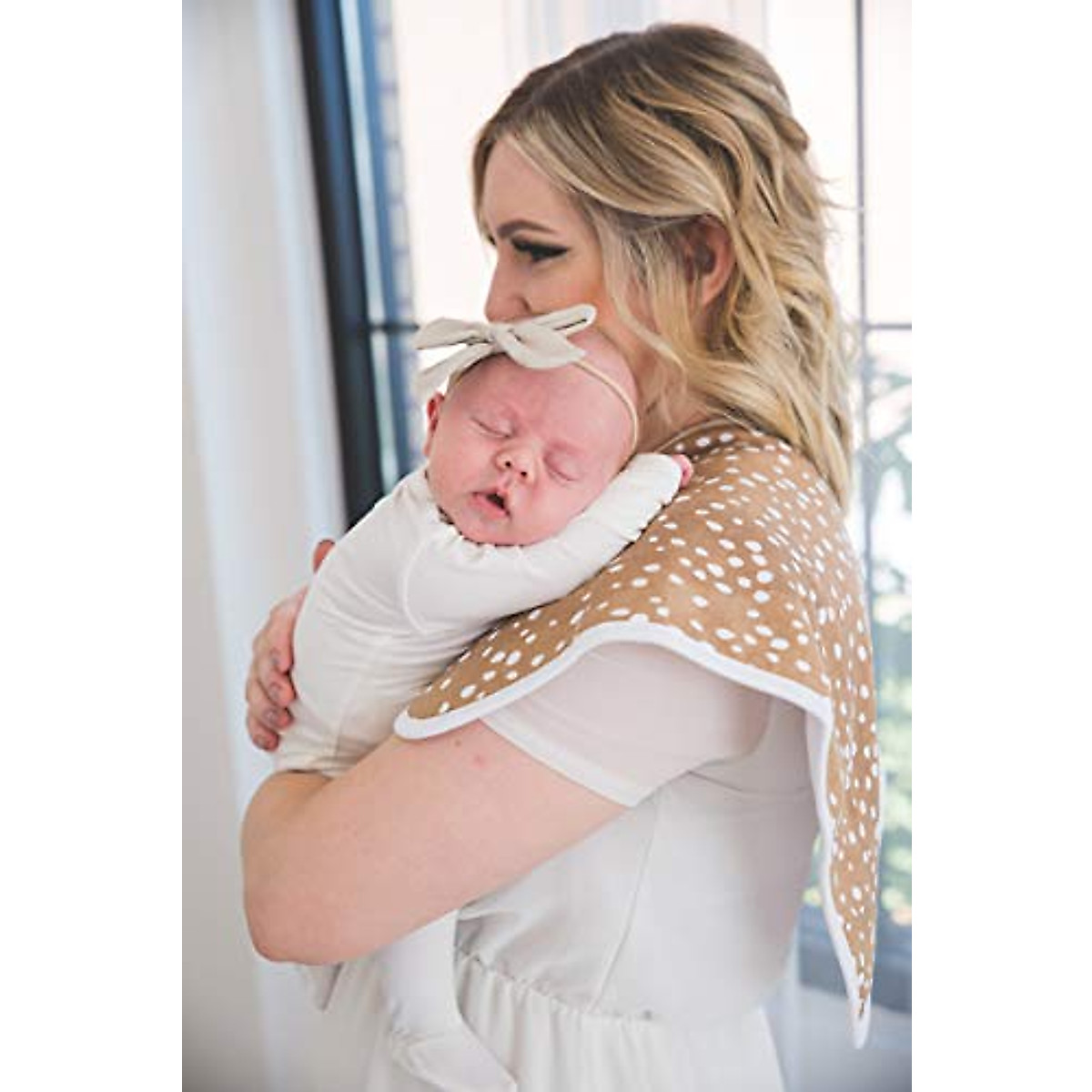 Baby Burp Cloth Small 21''x10'' Size Premium Absorbent Triple Layer 3-Pack Gift Set 'Autumn' by Copper Pearl