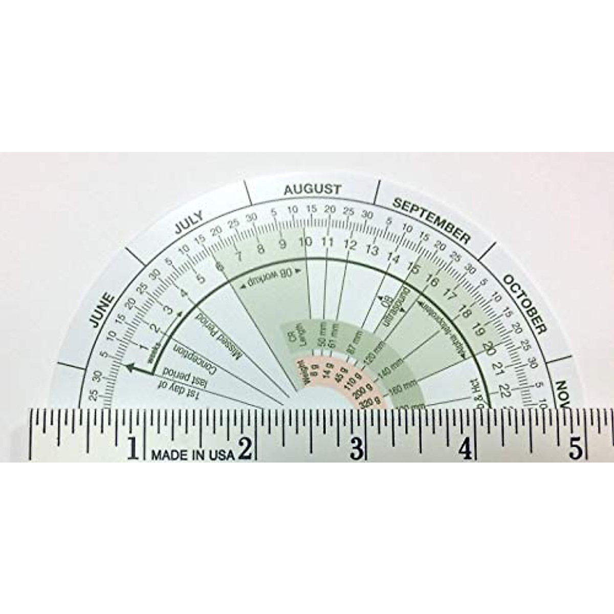 Pregnancy Wheel: Due Date Calculator for Pregnant Patients. Designed for OB/GYN, Doctors, Midwives, Nurses, and Patients