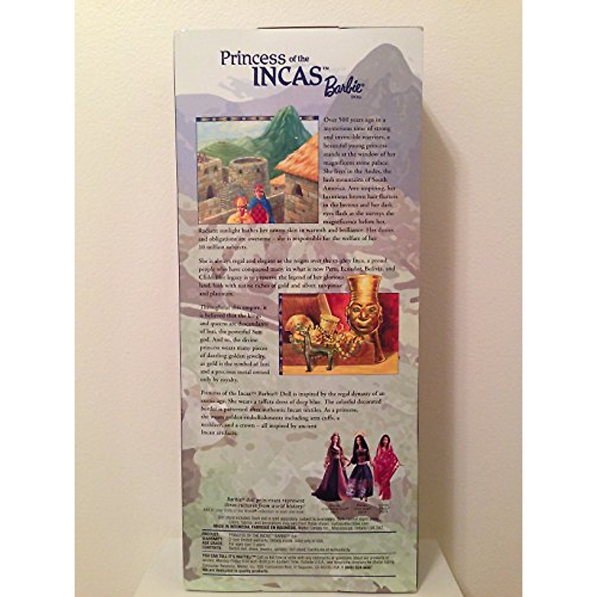 Mattel Barbie - Princess of The Incas - Dolls of The World - Princess Collection