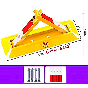 Parking Posts Folding,Private Car Parking Latch Space Lock,Protect Your Parking Space,Easy Installation Car Park Driveway Guard Saver