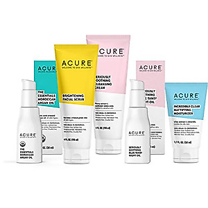Acure Seriously Soothing SPF 30 Day Cream | 100% Vegan | For Dry to Sensitive Skin | Blue tansy & Niacinamide - Soothes & Provides Sunscreen | 1.7 Fl Oz