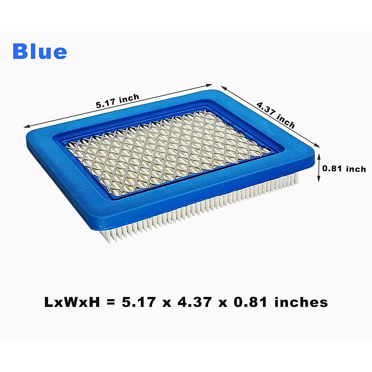 ZLKSKER 5pcs 491588S Lawn Mower Air Filter Replacement for B&S 491588 399959, Air Cleaner