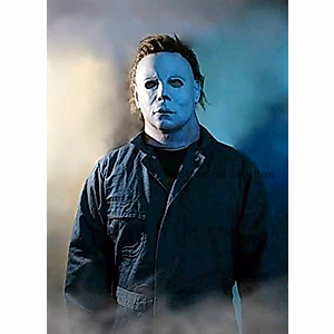 Aperiy Halloween Sign Horror Story - Michael Myers Tin Sign Vintage Room Living Room Bar Garage Club Wall Decoration Metal Sign 12x8 Inch