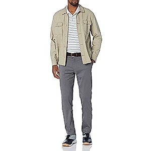 Amazon Essentials Men's Skinny-Fit Washed Comfort Stretch Chino Pant (Previously Goodthreads), Black, 30W x 32L