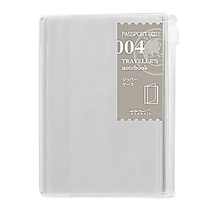 Midori Traveler's Notebook (Refill 004) Zipper Case Passport Size