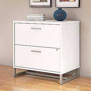 Bush Business Furniture Method Lateral File Cabinet-Assembled, White