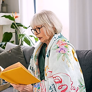 90th Birthday Decorations for Women,90th Birthday Gifts for Women,Best 90th Birthday Gifts,Happy 90th Birthday Decorations for Her,Wife,Sister,Friend,Soft Throw Blanket 50" X 60"