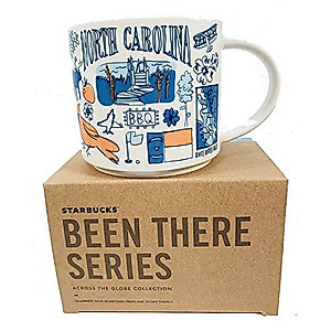 Starbucks Been There Series Collection North Carolina Coffee Mug New With Box,14 fluid ounces