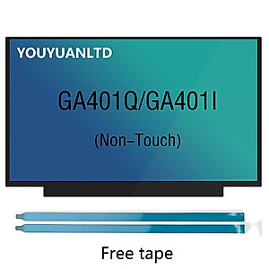 LCD LED Screen Replacement for Asus ROG Zephyrus G14 GA401Q 144Hz 100% sRGB FHD 1920X1080 IPS Display