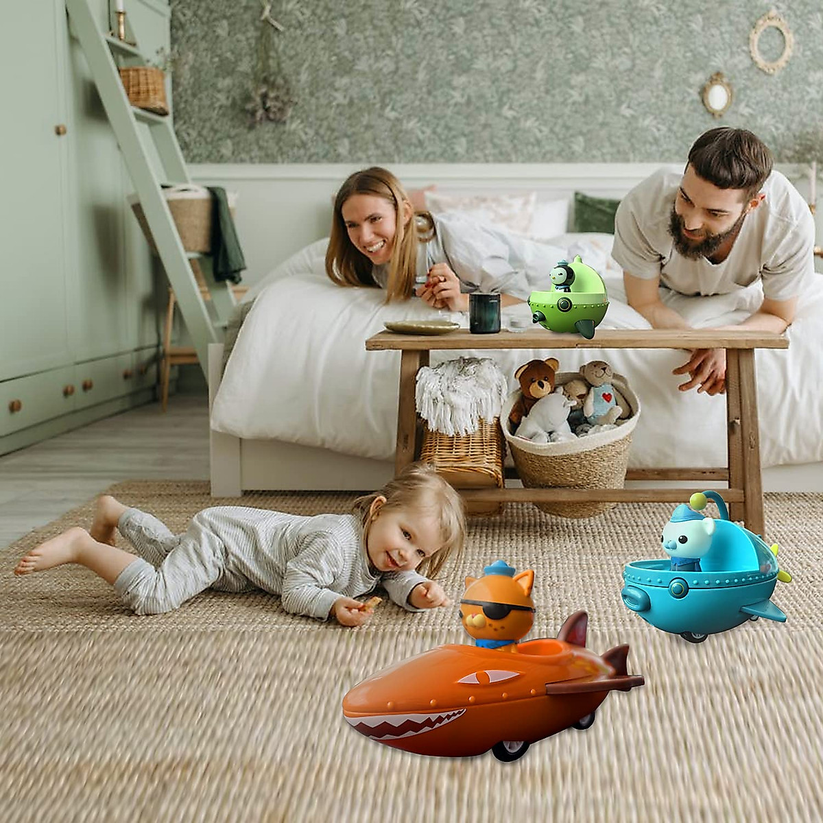 Crasoldiers Kwazii Toy Oct GUP-B Pull Back Vehicle Rescue Ship Octopod Castle Barnacles kwazii Shellington Tweak Dashi Peso Children's Gifts (with Gift Box)