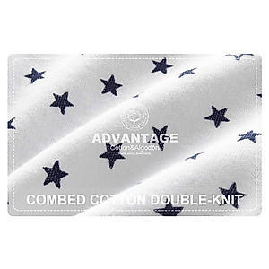 Unisex Newborn Baby Cotton 4-Pack Pants Embroidery Pringting Casual Leggings 0-24 Months for Boys and Girls Darkblue