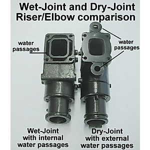 FASWORX Complete Exhaust Manifold Set for Mercury Mercruiser 5.0L, 5.7L, 305, 350 1983-2001