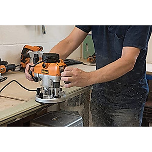 Triton MOF001 2-1/4 HP / 13 Amp Dual Mode Precision Plunge Router , Orange